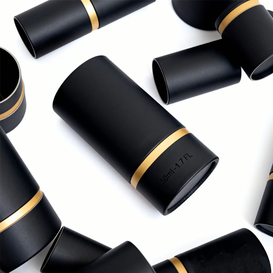 Custom Logo Luxury Cylinder Paper Tube for Essential Oil Perfume ...
