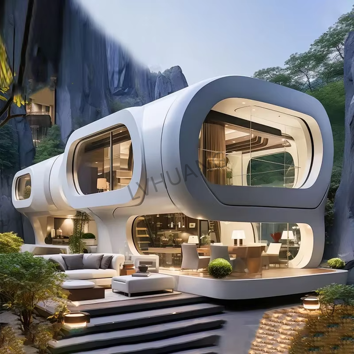 OEM Modern Luxury Prefab Houses Apple Pod Capsule Home Outdoor Capsule ...