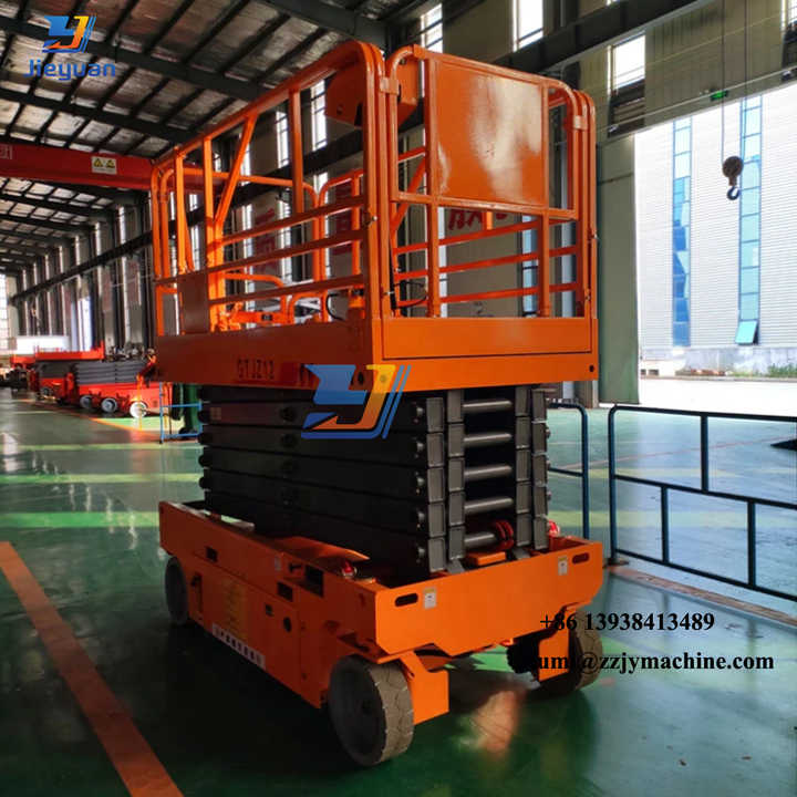 Compact Electric Hydraulic Aerial Lift Platform Multifunctional ...