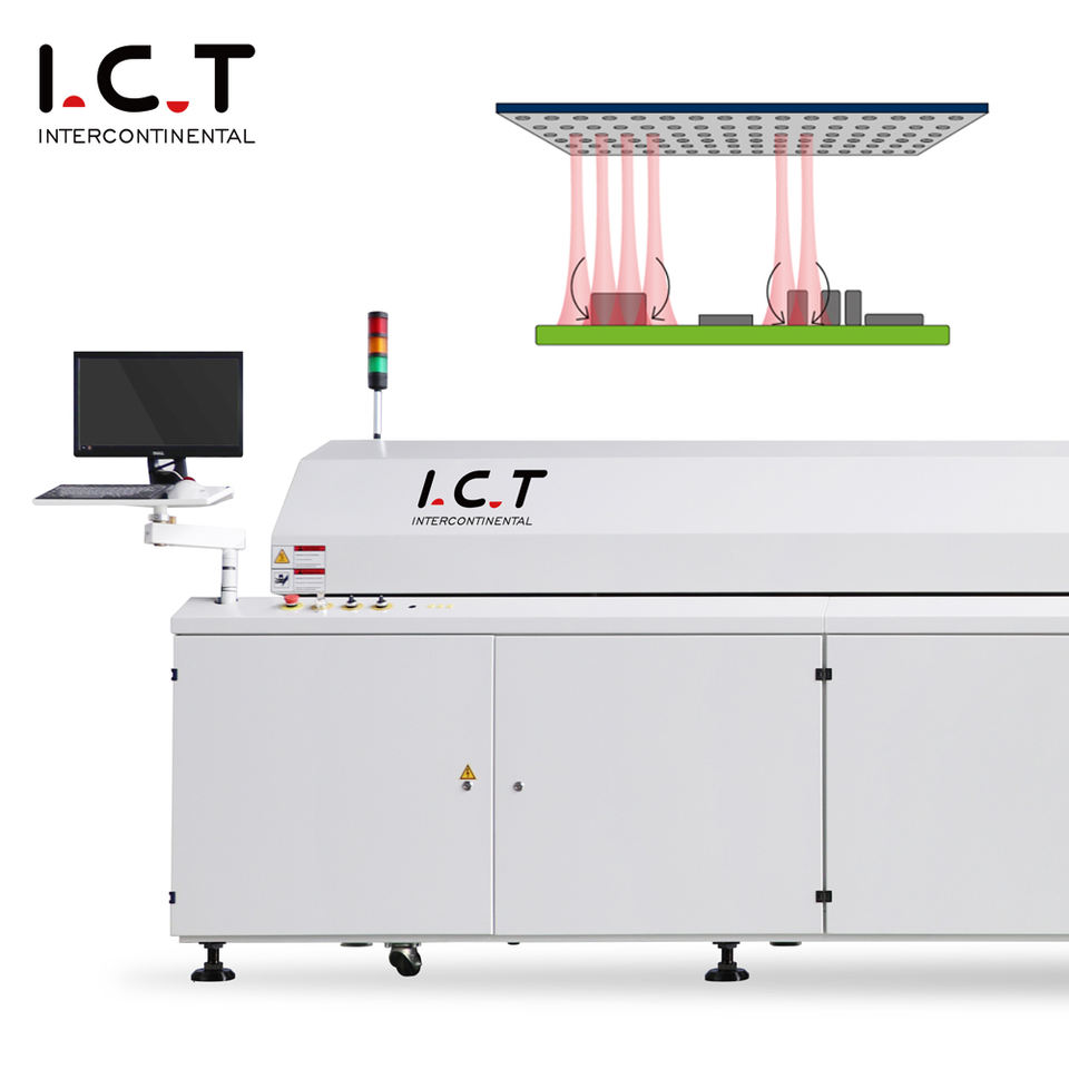 Reflow Oven SMT Solder Reflow in Oven Batch Vacuum Nitrogen Reflow Oven ...