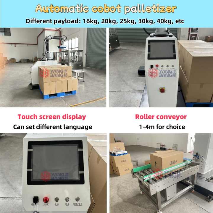 YB Fully Automatic Robot Palletizer Robotic Case Palletizer Robot Palletizing System for Boxes ...