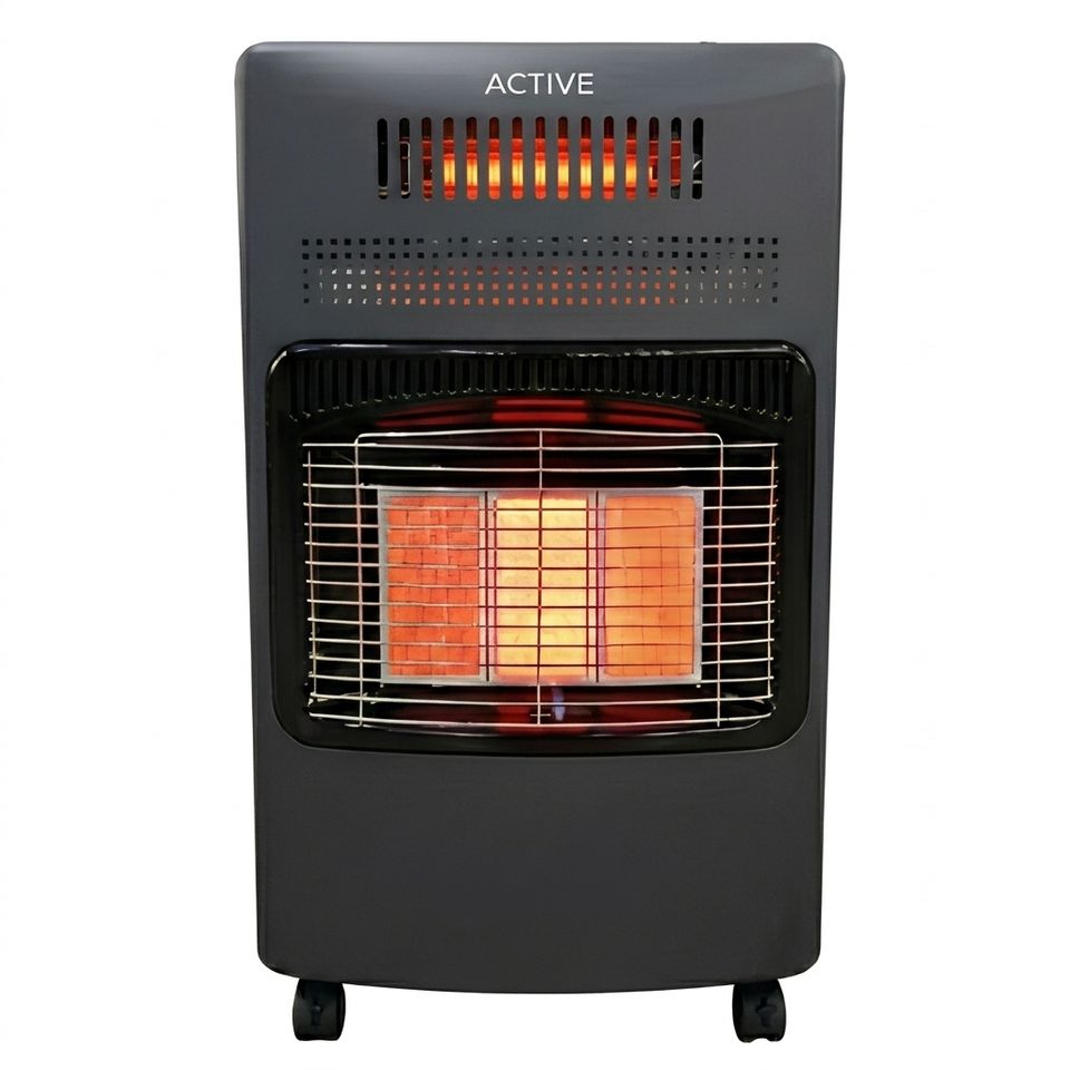 Portable Dual Power Gas Electric Heater Infrared Butane Heating Fan ...
