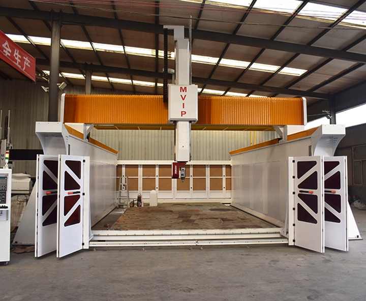 High Precision 360 Degree 3D 5 Axis CNC Router Machine
