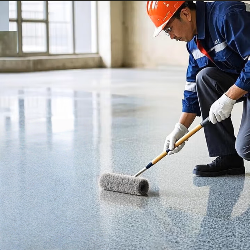 High Gloss Marble Effect Self Leveling Colored Sand Epoxy Floor Coating ...