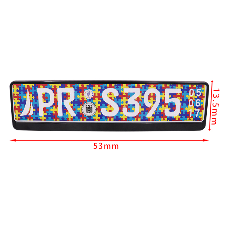 Factory wholesale hidden euro license plate custom promotion tablilla ...