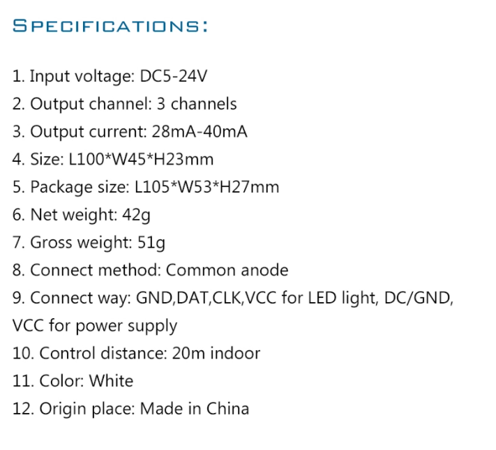 SP105E Magic control 2048 Pixels smart led pixel addressable light ...