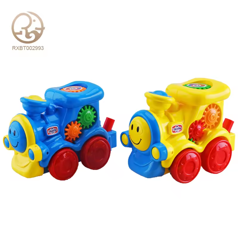 Toddler Push-pull Cartoon Train Toy Baby Trolley Walking Car Children ...
