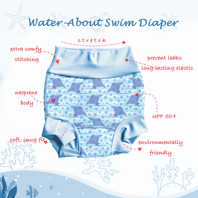 Water About Infant Babies Swim Diaper Baby Neoprene Premium Swim Nappy ...