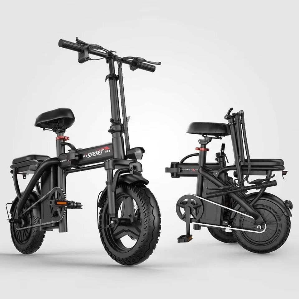 400W 48V 10Ah Foldable Electric Bicycle 14Inch Z6 E-bike with USA ...