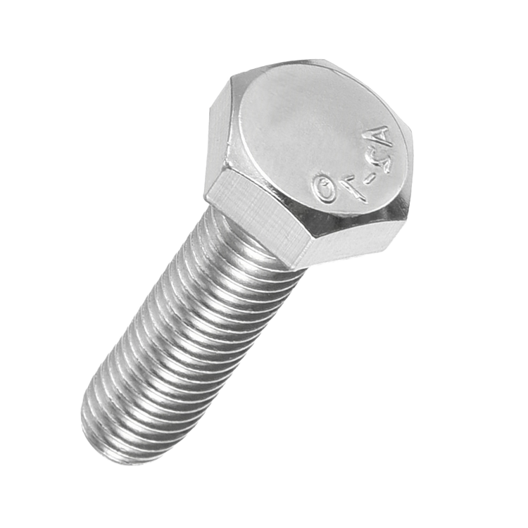 DIN 933 A2 Zinc Plated Stainless Steel 304 Full Thread Hex Head Bolts ...