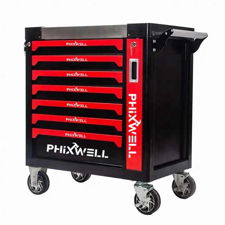 7 Drawers Tool Cabinet Chest Truck Auto Repair Workshop Hardware ...