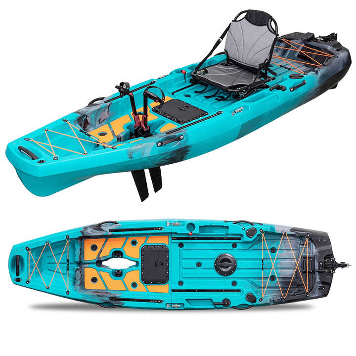 Modular Kayak - Travel Friendly Pedal Drive or Electric Motor