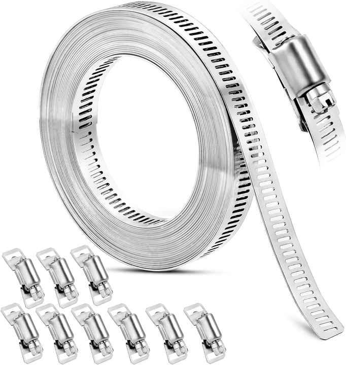 American Type Pipe Clamps Band Clamp for Pipe Automotive Mechanical ...