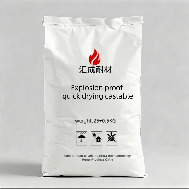 High-temperature Casting of Refractory Cement. Quick-drying Type ...