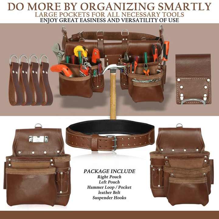 HIBO Leather Tool Bags - Durable, Comfortable, and Versatile