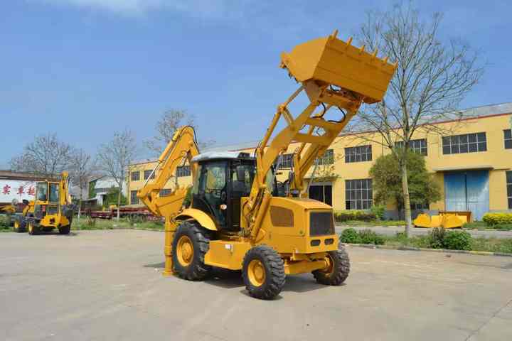 Factory Direct Export Mini Loader Backhoe 4x4 Back Hoe Loader Excavator ...