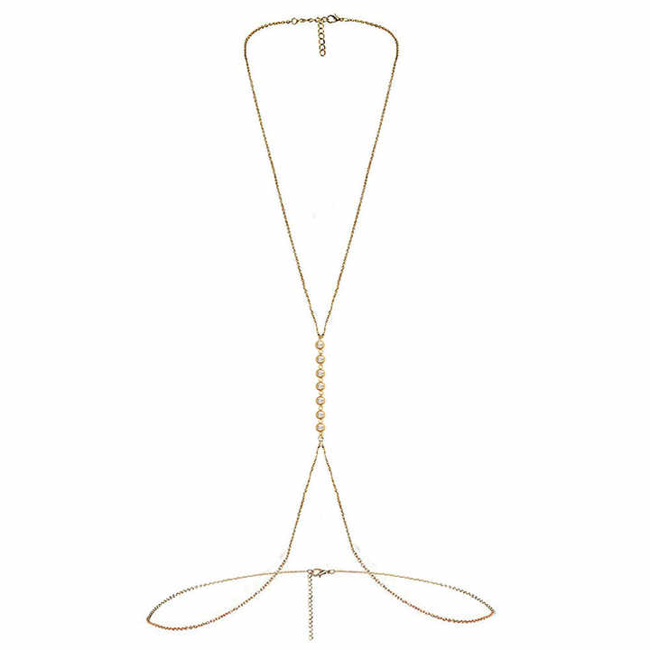 Trendy Fashion - 18K Gold Plated Stainless Steel Body Chain