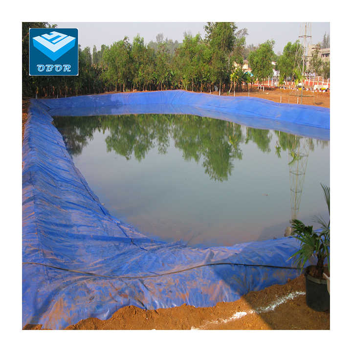 HDPE Geomembrane Plastic Blue Fish Pond Dam Liner 0.5mm 0.75mm 1mm 1 ...