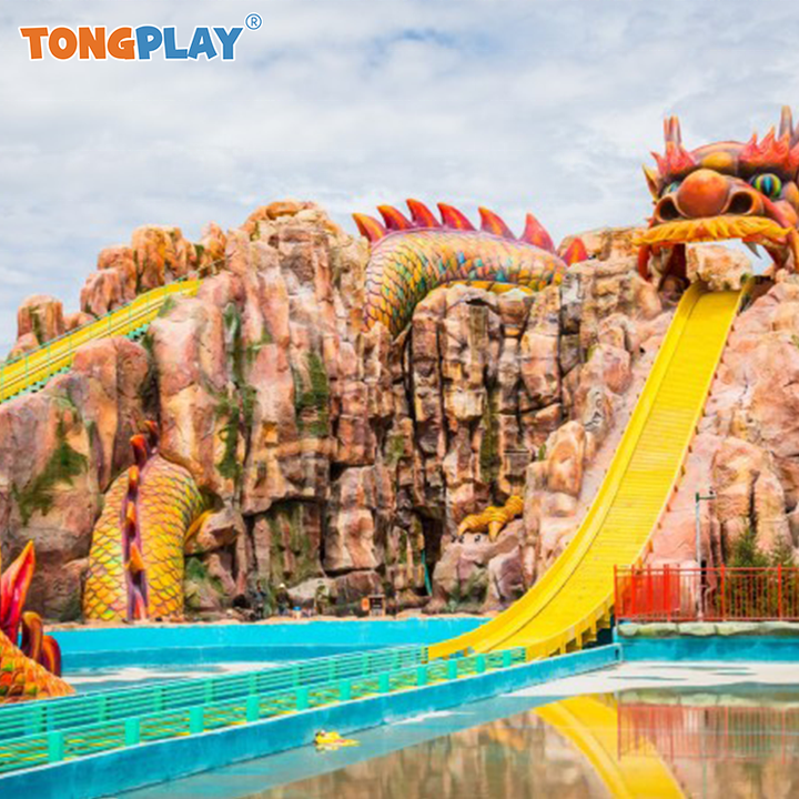 Playground Outdoor Aquatic Park Water Slide Custom Overall Design for ...