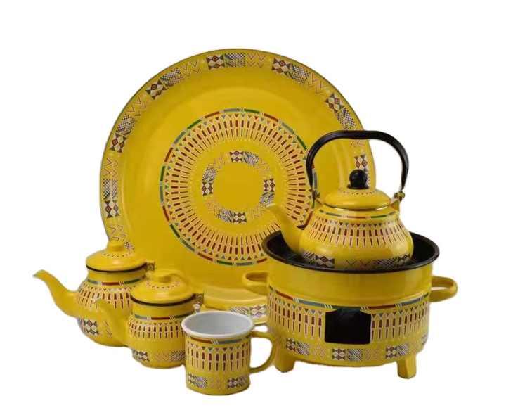 Arabic Restaurant Party Induction Metal Coffee Water Kettle Enamel ...