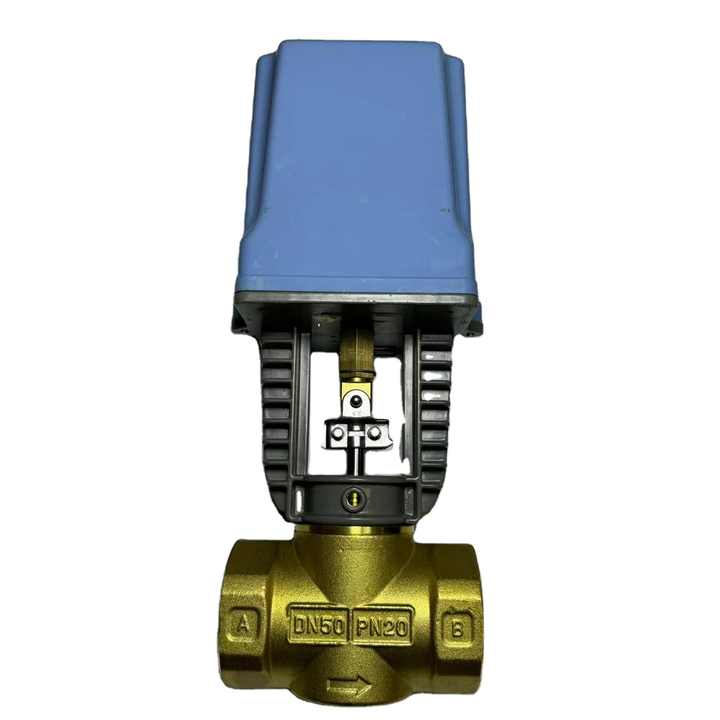 2 Way Electric Actuator Pph Double True Union Plastic Ball Valve with ...