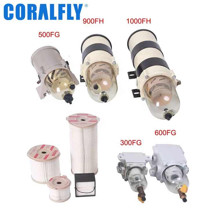 Parker Racor Diesel Fuel Water Separator Filters 500FH & 300FG