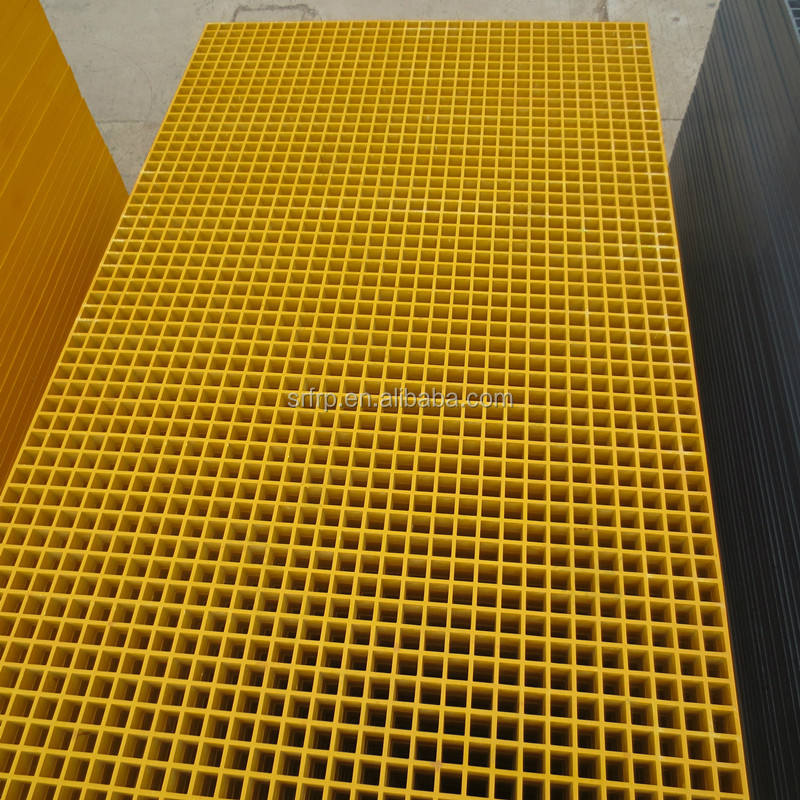 Pultruded FRP Moulded Grating Plate FRP Grating Cover with Custom ...