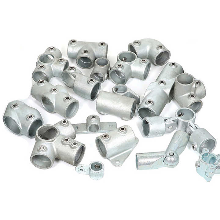 26.9mm 33.4mm 42.4mm 48.3mm Pipe Round Clamp Galvanized Malleable Iron ...