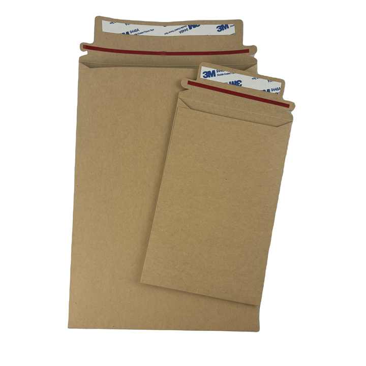 Custom Eco-Friendly Kraft Paper Rigid Mailer Cardboard Envelope Printed ...