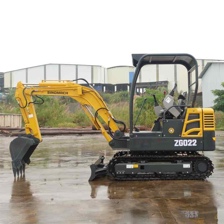 Sinomach original excavation digging machines epa mini excavator 1 ton ...