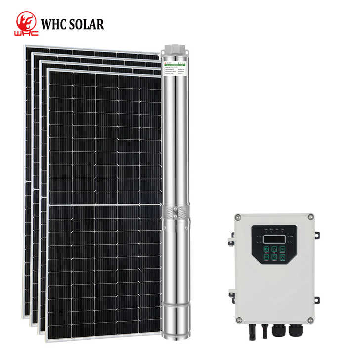 WHC SOLAR 2HP Submersible Solar Pump - Efficient & Reliable