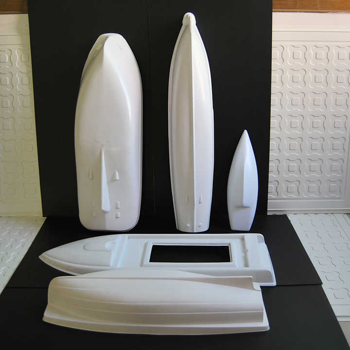 OEM Vacuum Formed RC Boat Hull for Fishing - Custom Shapes