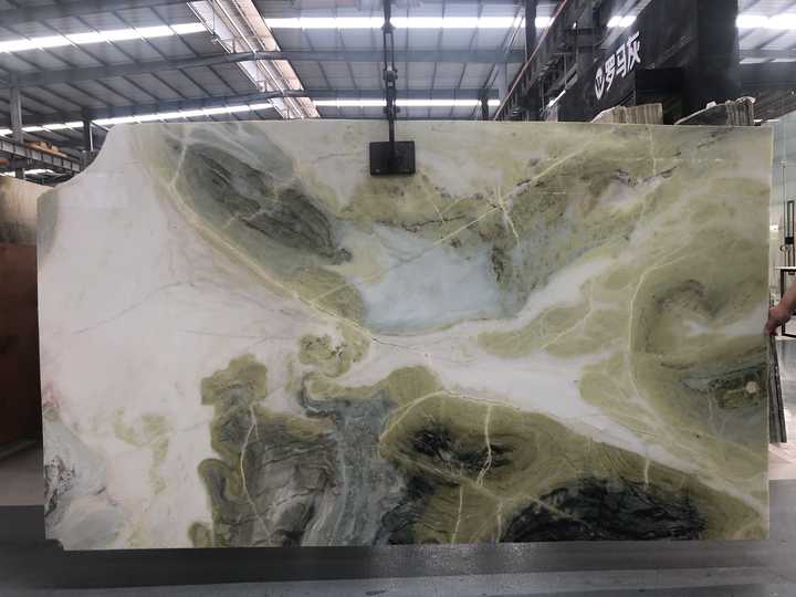 Dreaming Green Marble Slab - Luxury for Kitchen Countertops
