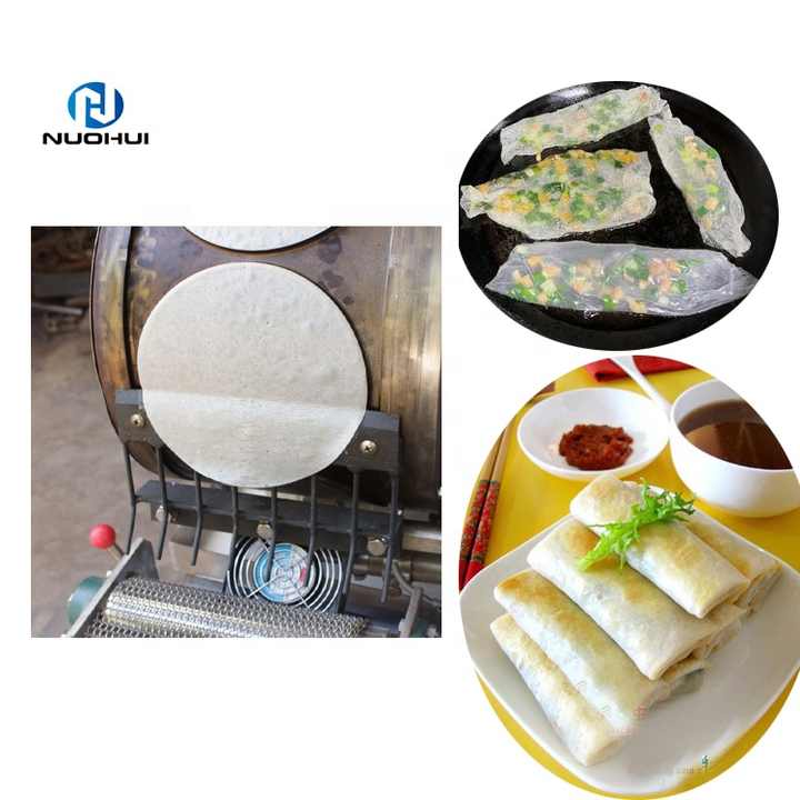 Automatic Injera Tortilla Lumpia Maker Spring Roll Machine Grain ...