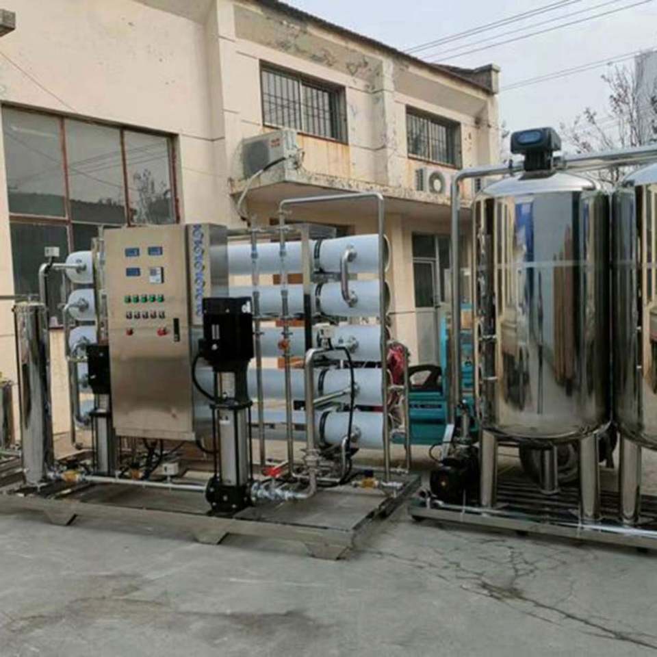 Auto Control Reverse Osmosis Plant Stainless Steel Fitting 20M3 Per ...