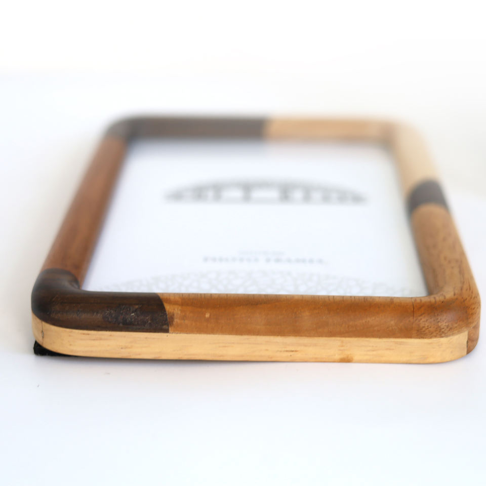 Custom Cheap Wholesale Textured Wooden Desktop Photo Frames Eco ...