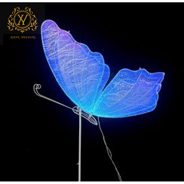 Colorful Butterfly Wing Light Pathway Guide Light for Wedding ...