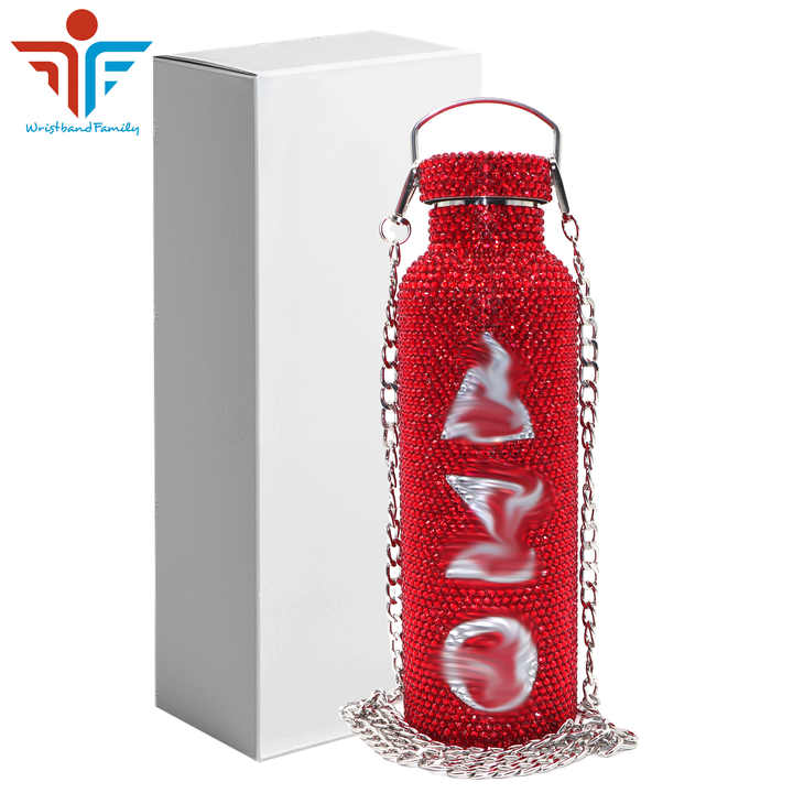 Red DST Water Bottle Zeta Phi Beta Stanl Cup 1920 1922 Rhinestone Greek ...