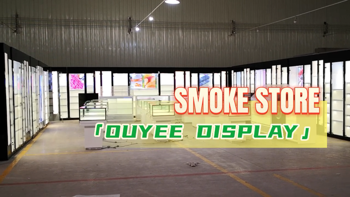 customization tiered display smoke shop display cases Dispensary Glass ...
