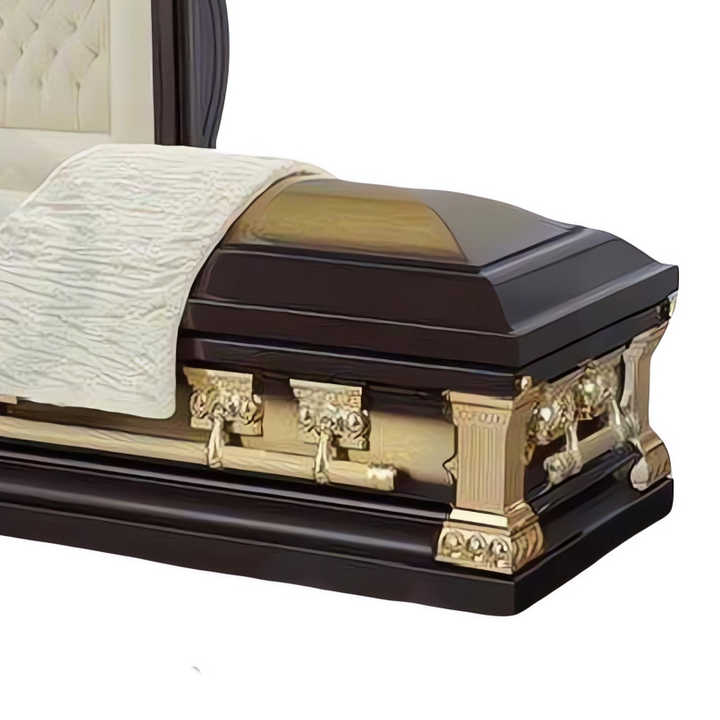 32oz Solid Bronze Casket - Heritage Bronze Finish