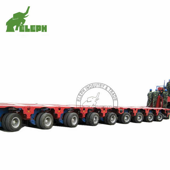 500 Tons Low Bed Multi-Axle Semi-Trailer Modular Semi-Trailer| Alibaba.com
