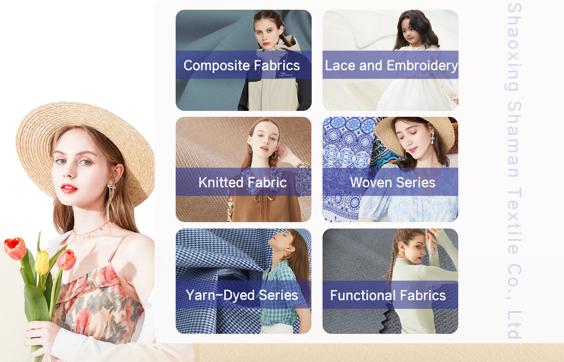 Shaoxing Shaman Textile Co., Ltd. - Knitting fabric, Woven fabrics