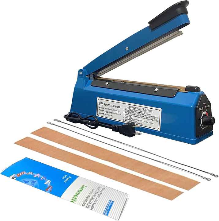 200mm Semi-Automatic Impulse Sealer - Efficient Bag Sealing
