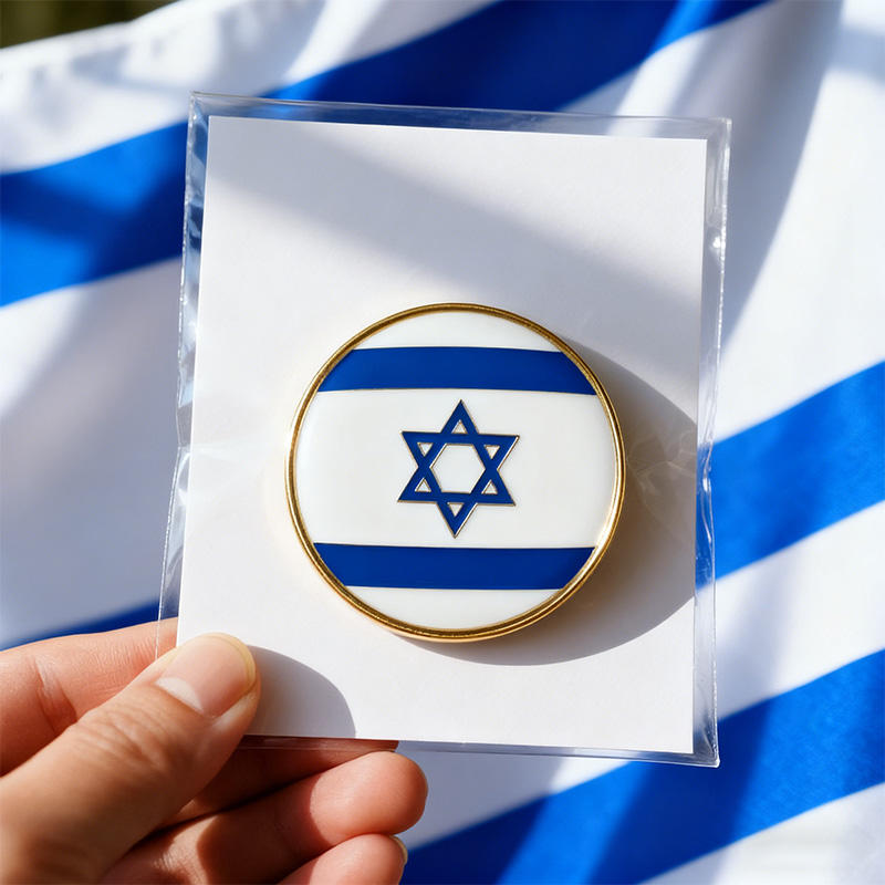 Stock Israel Enamel Lapel Pins Jewish Metal Phone Stickers Country ...