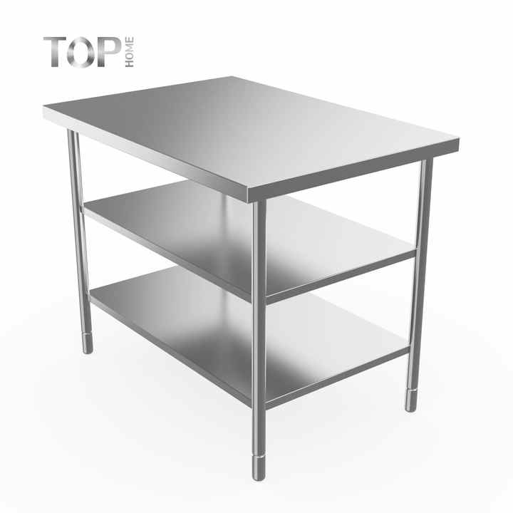 2025 New Design Three-Layer Open Structure Workbench Stainless Steel ...