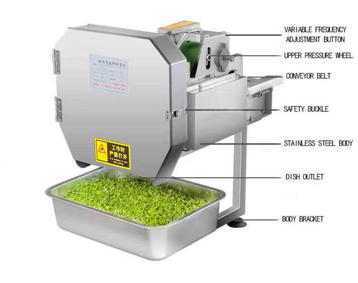 Stainless Steel Vegetable Cutter Machine & Slicer for Food Processing - OEM/ODM