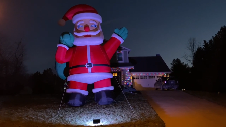 20ft 25ft 30ft Giant Inflatable Santa Outdoor Yard Decorations Air ...