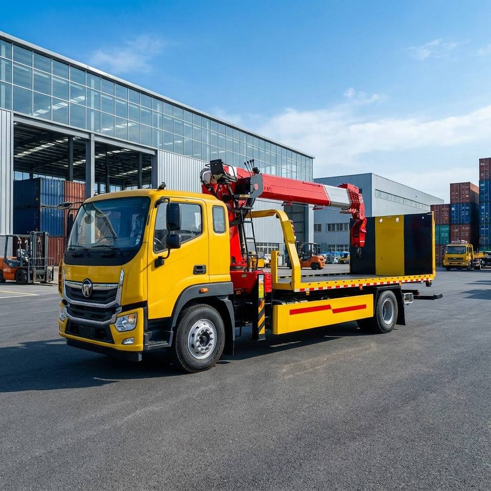 Articulated Boom Crane Truck 6.3-16 Ton Hydraulic Knuckle Boom Truck ...