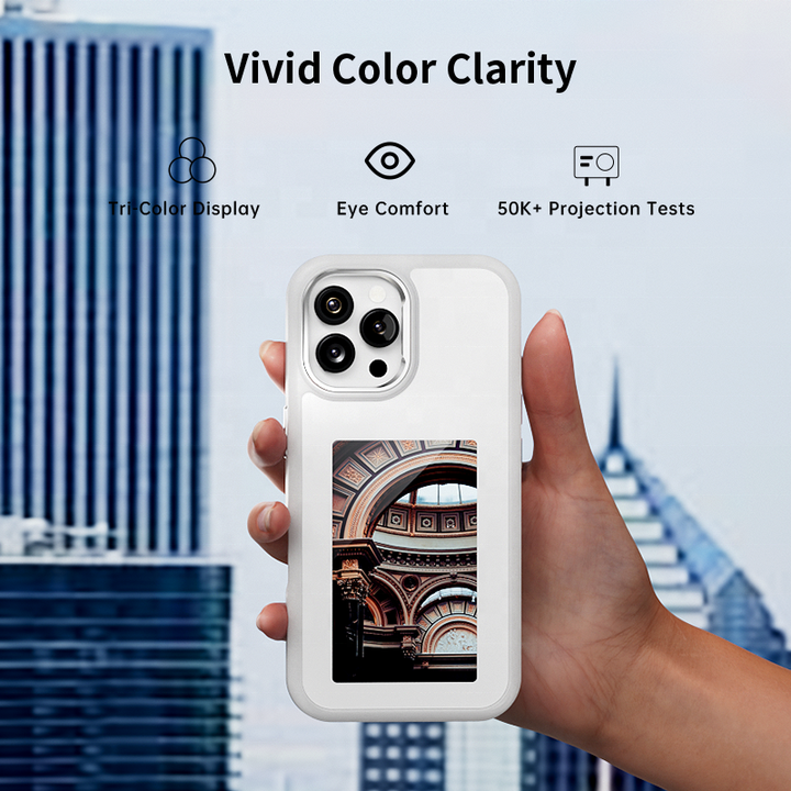 AI DIY Smart E-ink Screen Display Mobile Shockproof Nfc Phone case ...