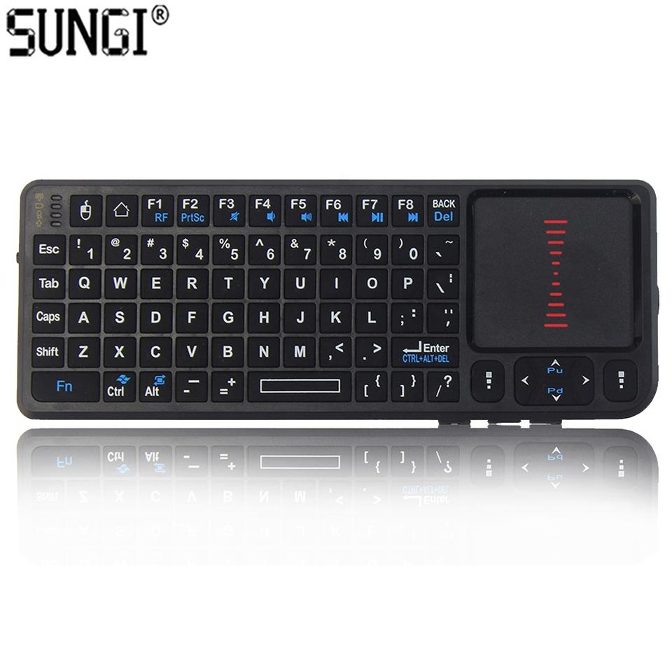 Wireless Mini Keyboard with Laser Pointer - Backlit 2.4ghz